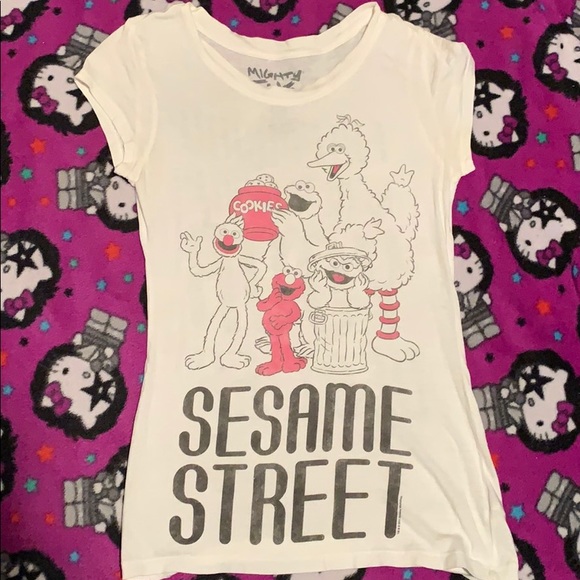 Mighty Fine | Tops | Mighty Fine Sesame Street Best Friend Tee Size S ...